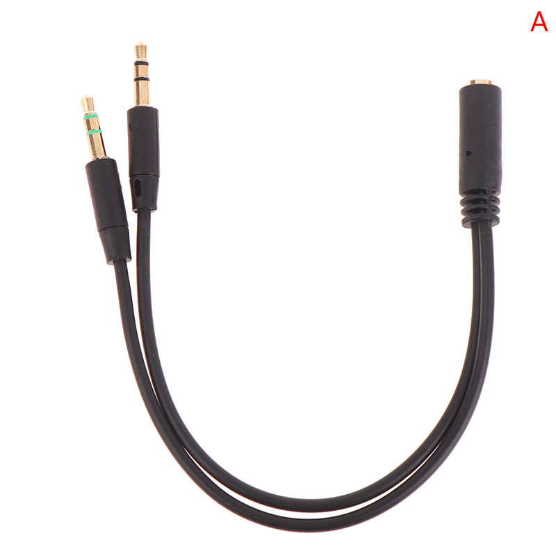 Audio Aux 2 in 1 Splitter 3.5mm Jack AUX Audio Cable Two Male To One ...