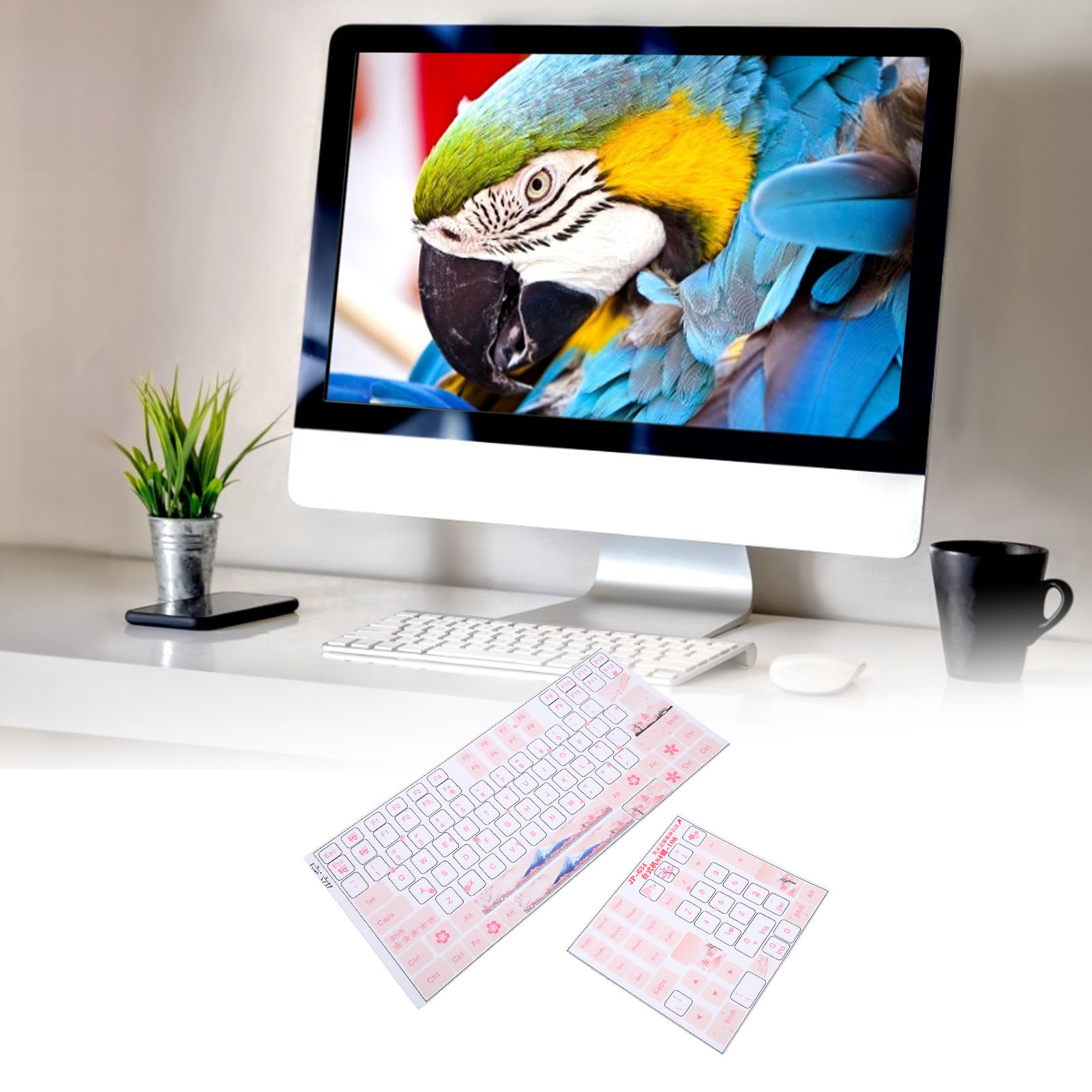 Keyboard Stickers Universal Desktop Computer Mechanical Keyboard Clear ...