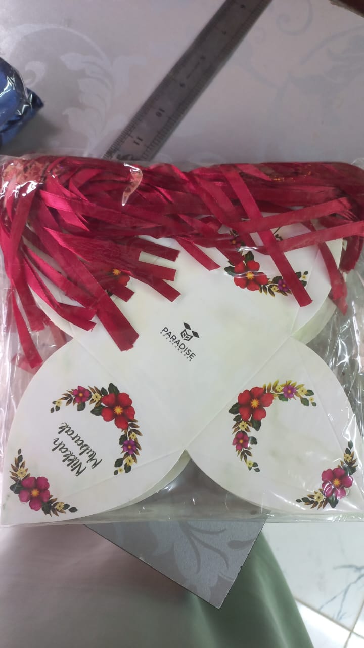 50 pcs Nikkah Box Bid Box Triangle Bid Boxes for Nikkah Premium Quality ...