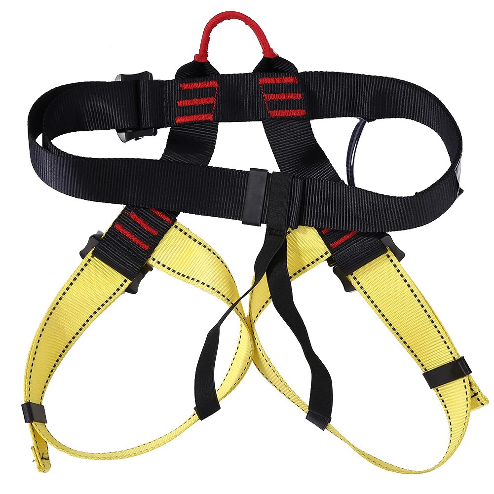 Outdoor Rock Climbing Harness Half Body Safety Belt Aerial Survival ...