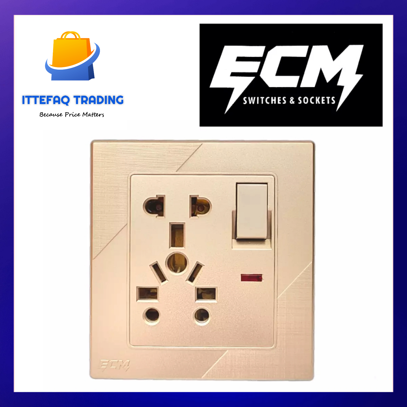 Universal Multi Plug 5in1 China Fitting Sheet China Switch Board- ECM ...