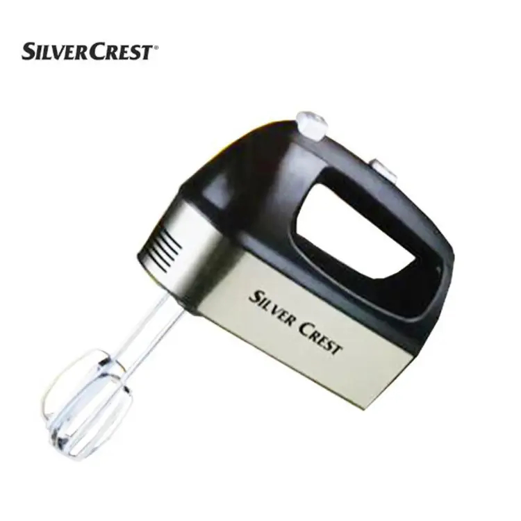 Silver Crest Stainless Steel 5 Speeds Electric Hand Food Mixer Food ...