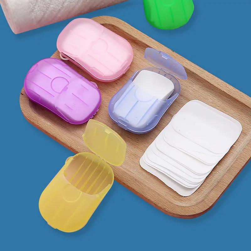 Suvadhi Pack of 4 Travel Soap Paper - Clean Scented Slice Sheets for ...