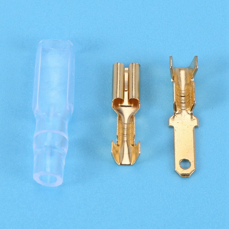 JDXHLAU 600Pcs/150Pairs Female Male Spade Crimp Terminals Sleeve Wire ...