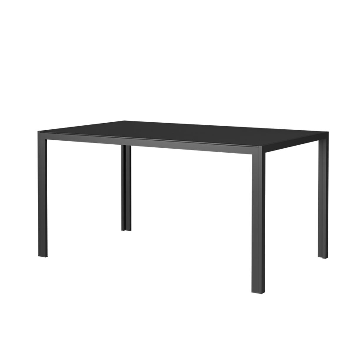 INTERWOOD Dining Table Elba for 6 Persons in Black Colour - Secure ...