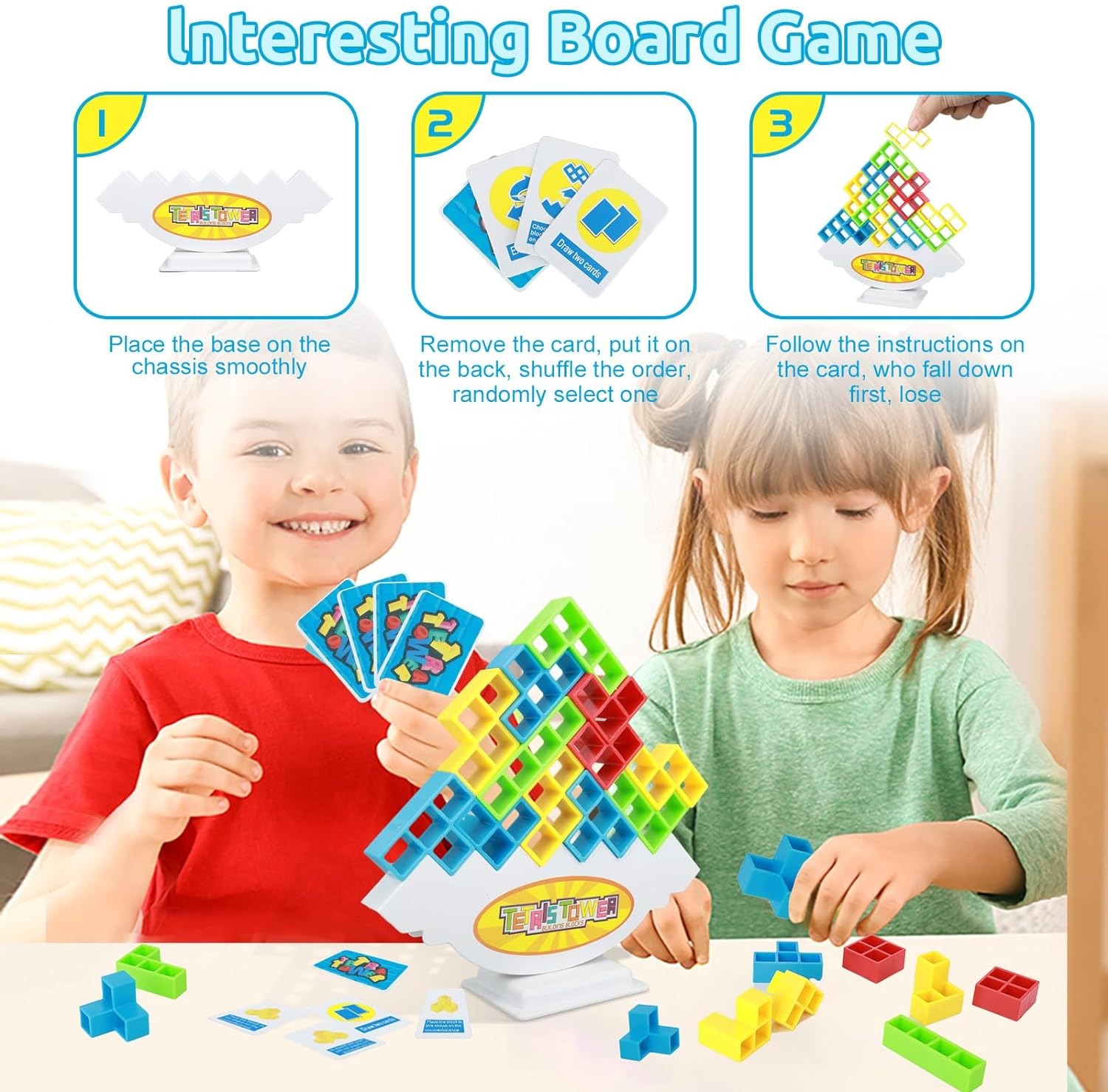 Tetra Tower Game Stacking Blocks Stack Building Blocks Balance Puzzle ...