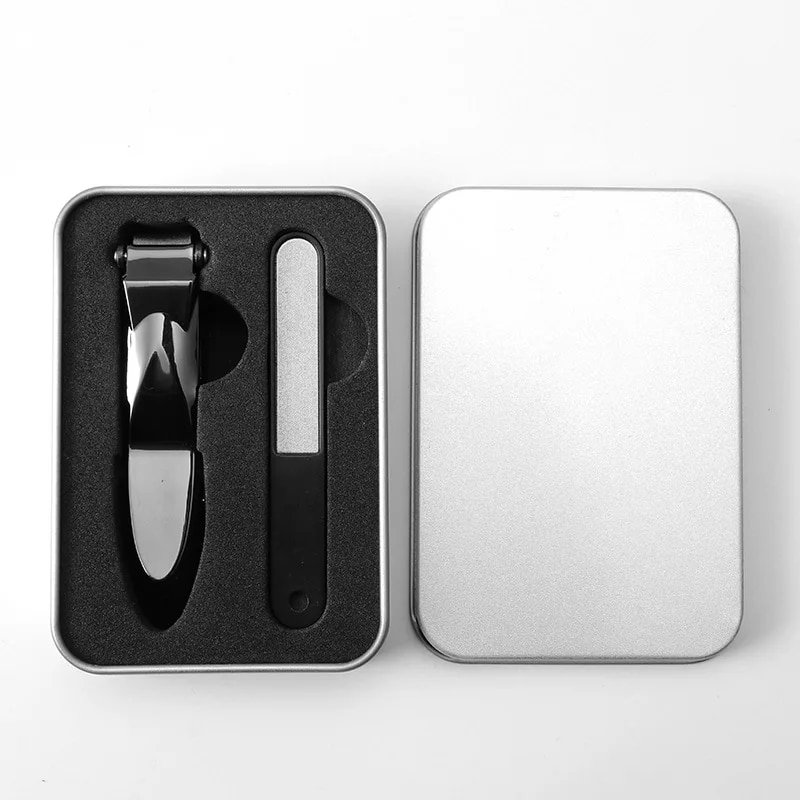 Ouriner Nail Clippers Stainless Steel Anti Splash Fingernail Cutter ...