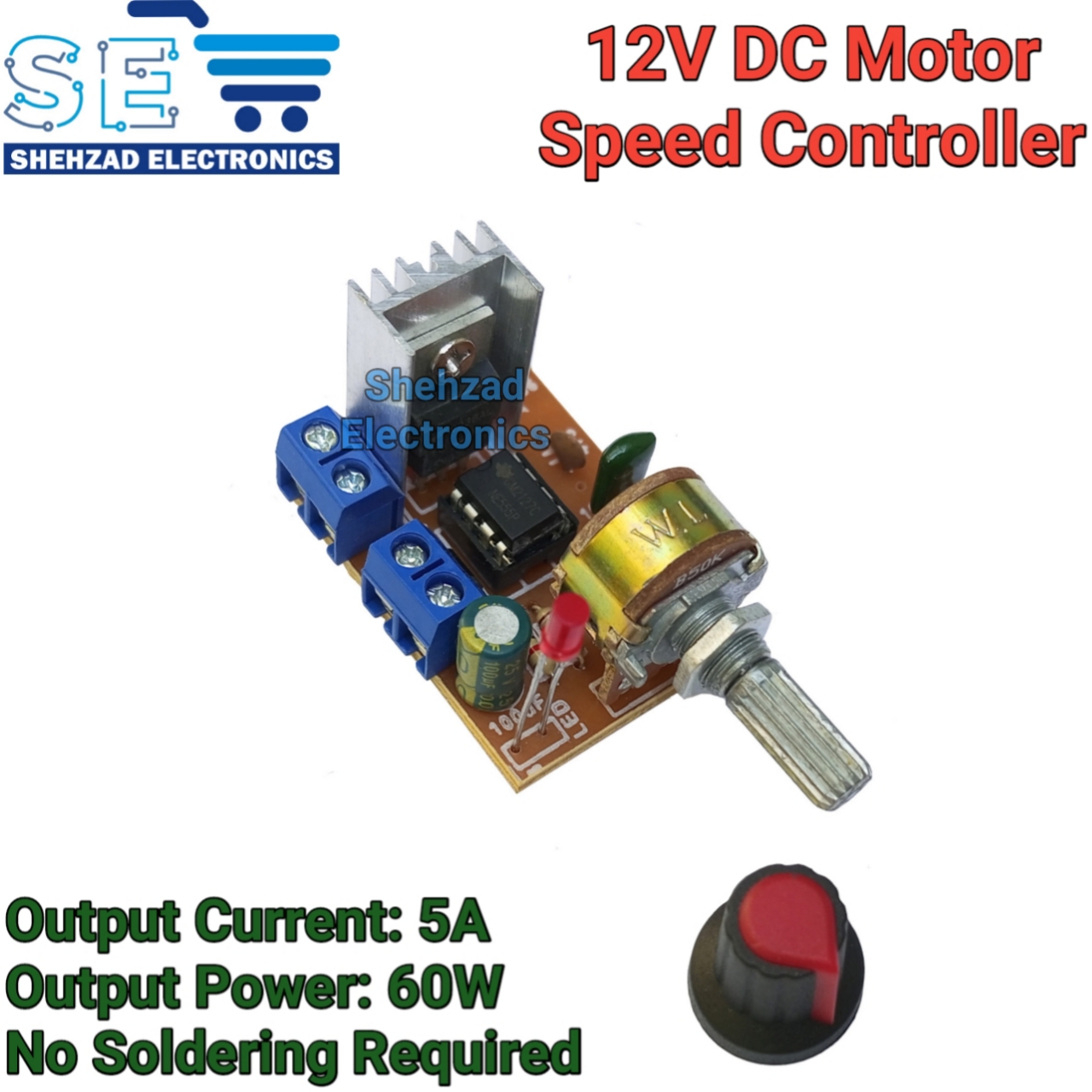 DC Fan Motor PWM Speed Controller Module Regulator DC Dimmer | Daraz.pk