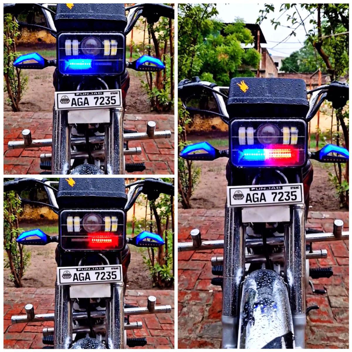 125 BIKE LED Headlight | Motorcycle Headlight 6 x 4 / Square LED Light ...