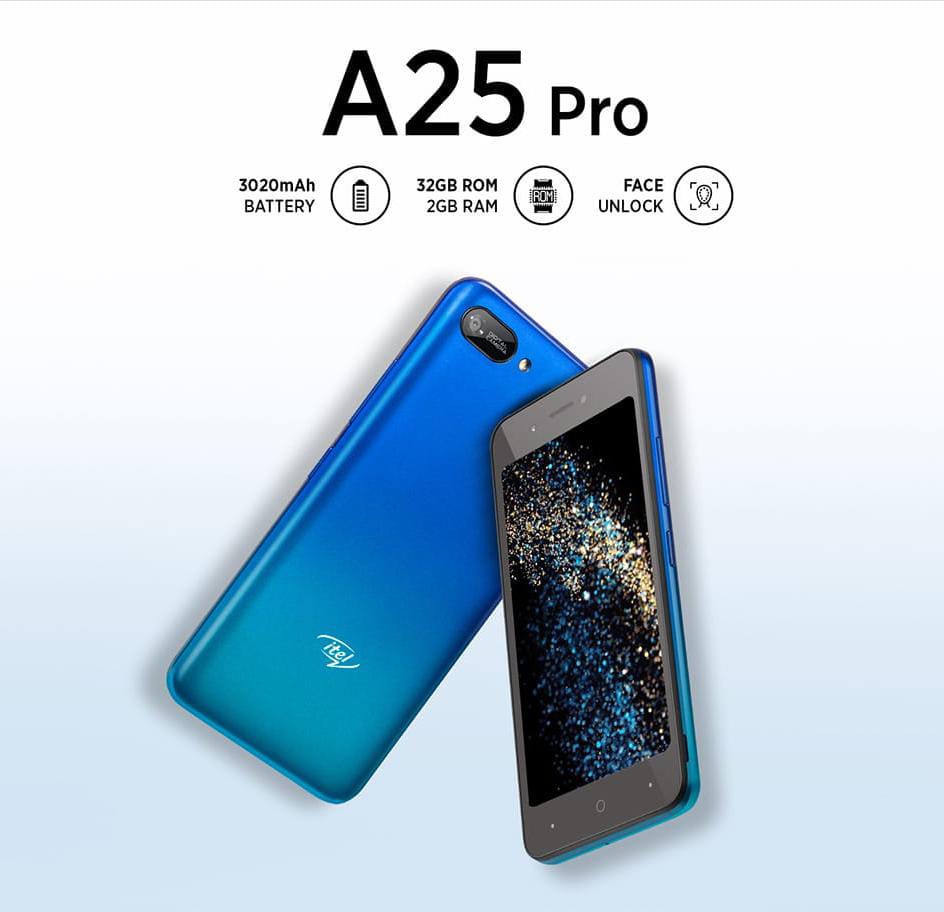 itel A25 Pro 2GB 32GB Dual Sim 4G Lte Box Pack PTA Approved 1 Year ...