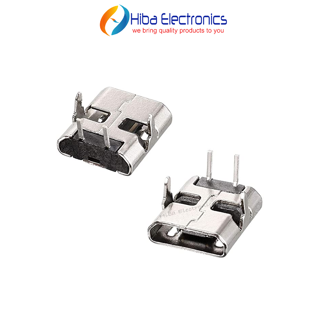 2-pin Micro USB Connector Tablet PC PAD Charge Socket Mini Micro USB ...