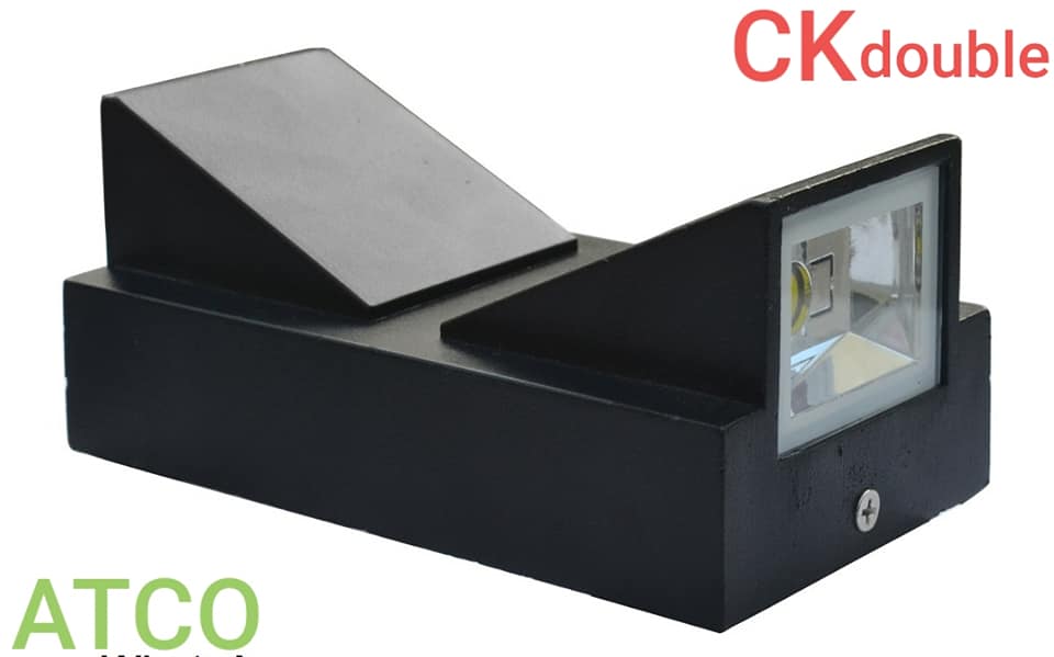 5+5-Watts Aluminum Die Casting Body Up Down 2 Way Outdoor/Indoor ...