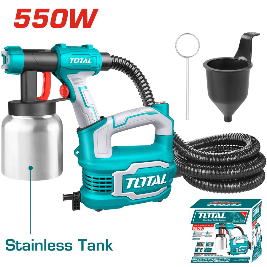 Total INDUSTRIAL Floor Based HVLP Electric Paint Spray Gun Machine ...