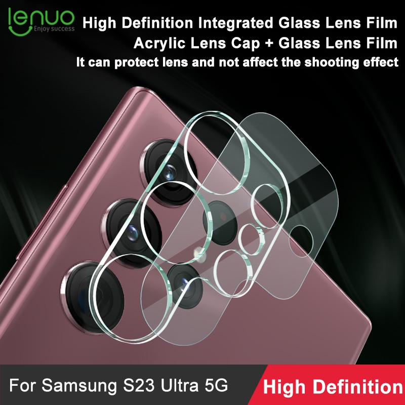 Lenuo for Samsung Galaxy S23 Ultra Camera Lens Protector Transparent ...