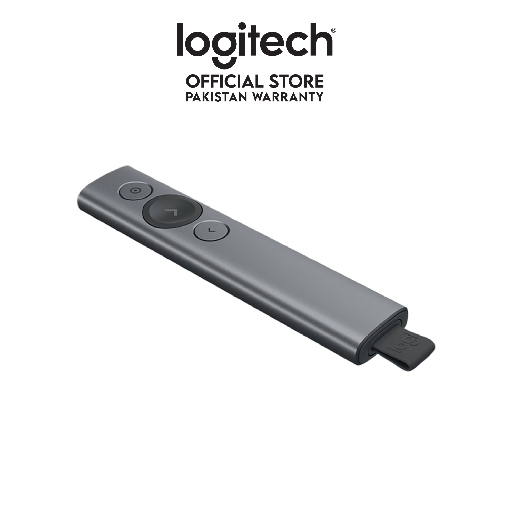 Logitech Spotlight Presentation Remote (Slate) | Daraz.pk