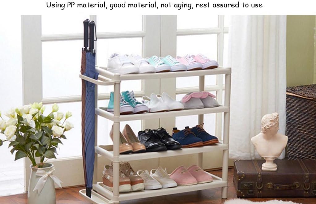 Shoe Rack, Plastic Shoe Storage Rack With Umbrella Stand | Daraz.pk