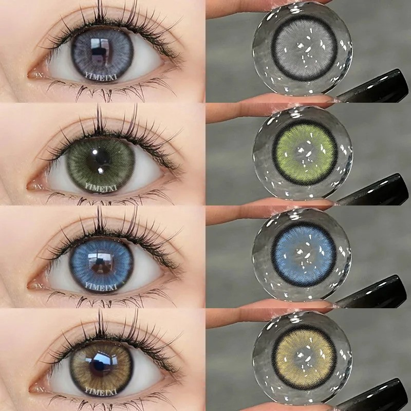Fashion Color Contact Lenses 3TONE Contact Lenses for Eyes Gray Lens ...
