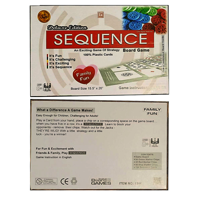 New Deluxe Edition Sequence Board Game | Daraz.pk