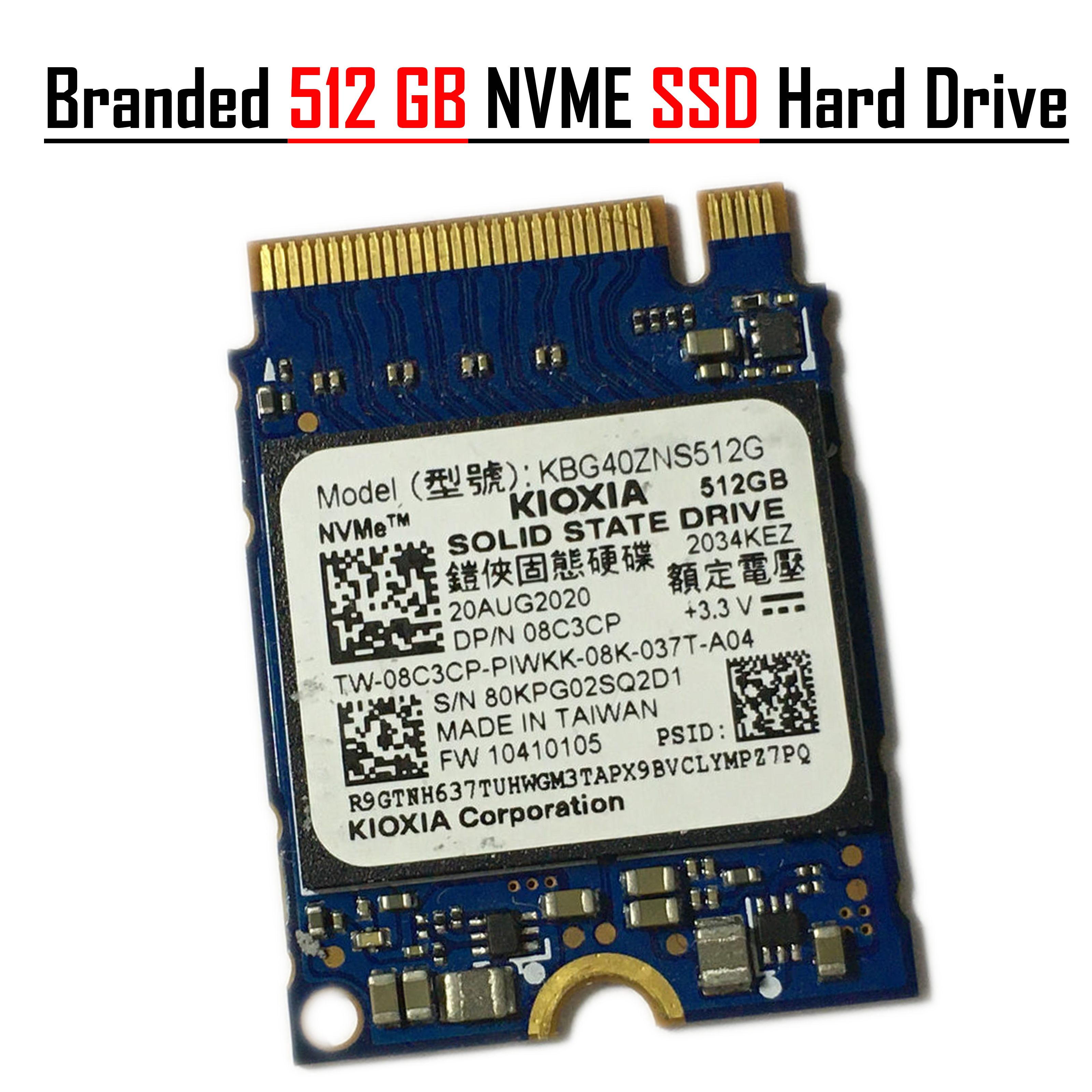 512 GB Branded NVME M.2 SSD Hard Drive - Branded NVME Solid State Drive ...