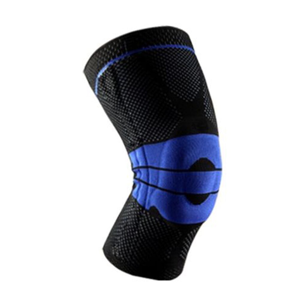 【HOT】 Silicone Spring Full Knee Brace Strap Patella Medial Support ...