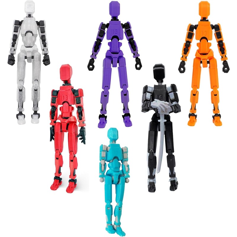 Unassembled action doll N13 T13 action doll 3D printing robot Lucky 13 ...