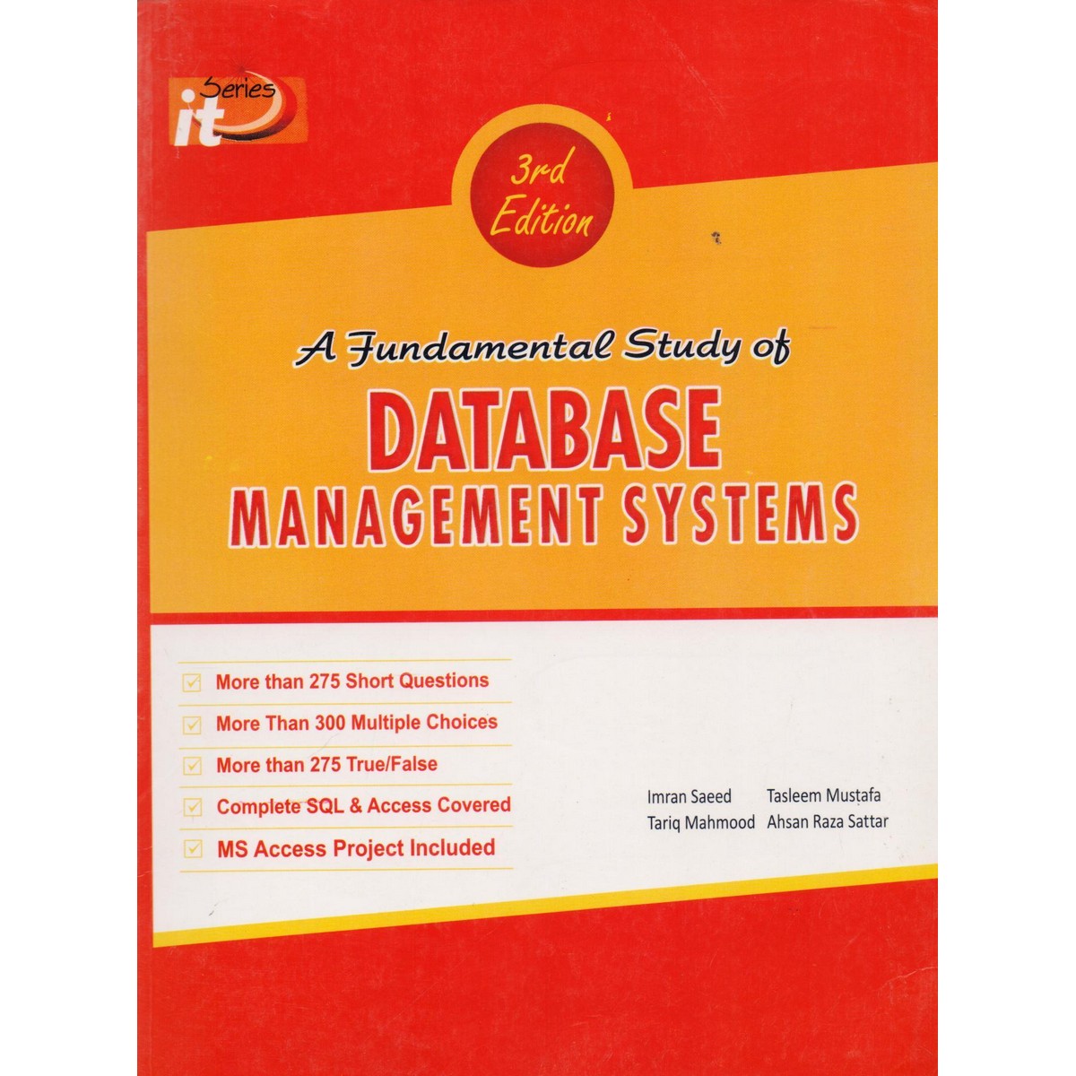 IT Series A Fundamental Study of Database management Systems By Imran Saeed | Daraz.pk