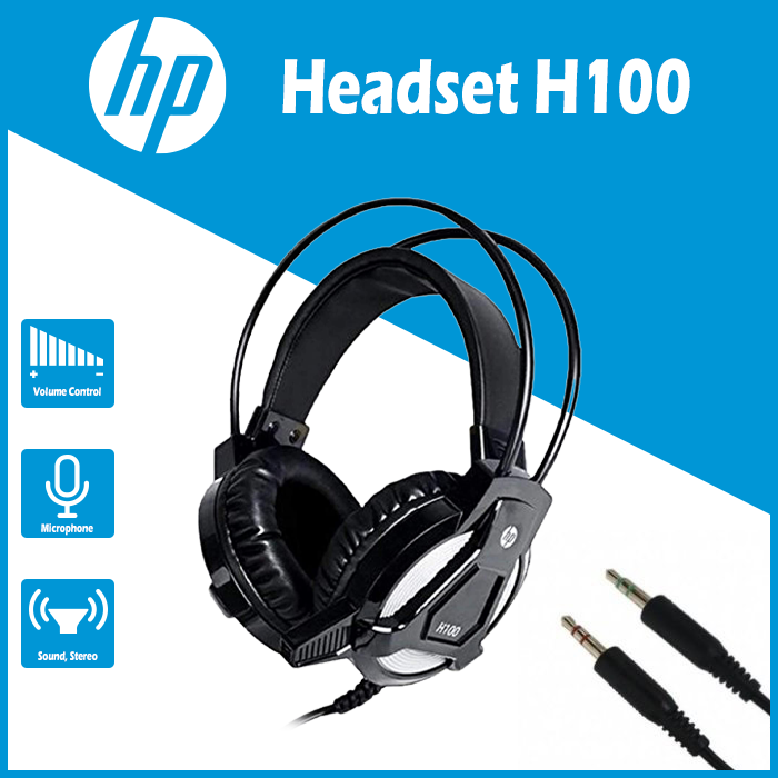 Original HP H100 Gaming Headphone With Microphone | Daraz.pk