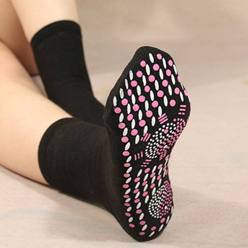 Men And Women Heating Electromagnetic Socks Self-Heating Magnetic Socks ...
