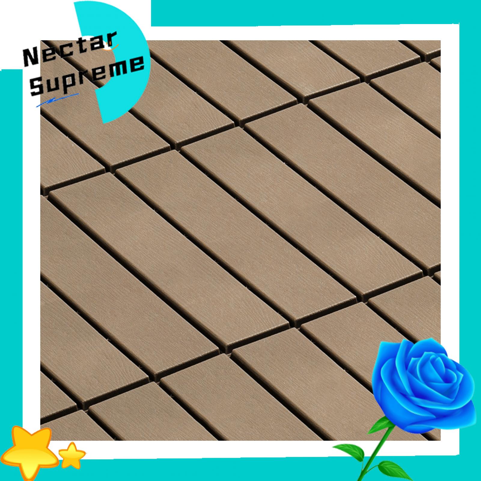 Deck Tiles Fast Draining Easy Snap Connection Patio Floor Decking Tiles ...