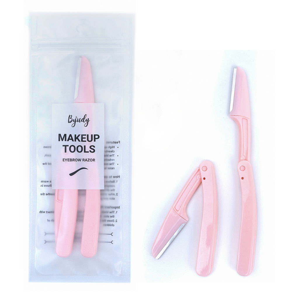 Eyebrow Razor (Pack Of 2) Foldable Eye Brow Trimmer For Face Hair ...