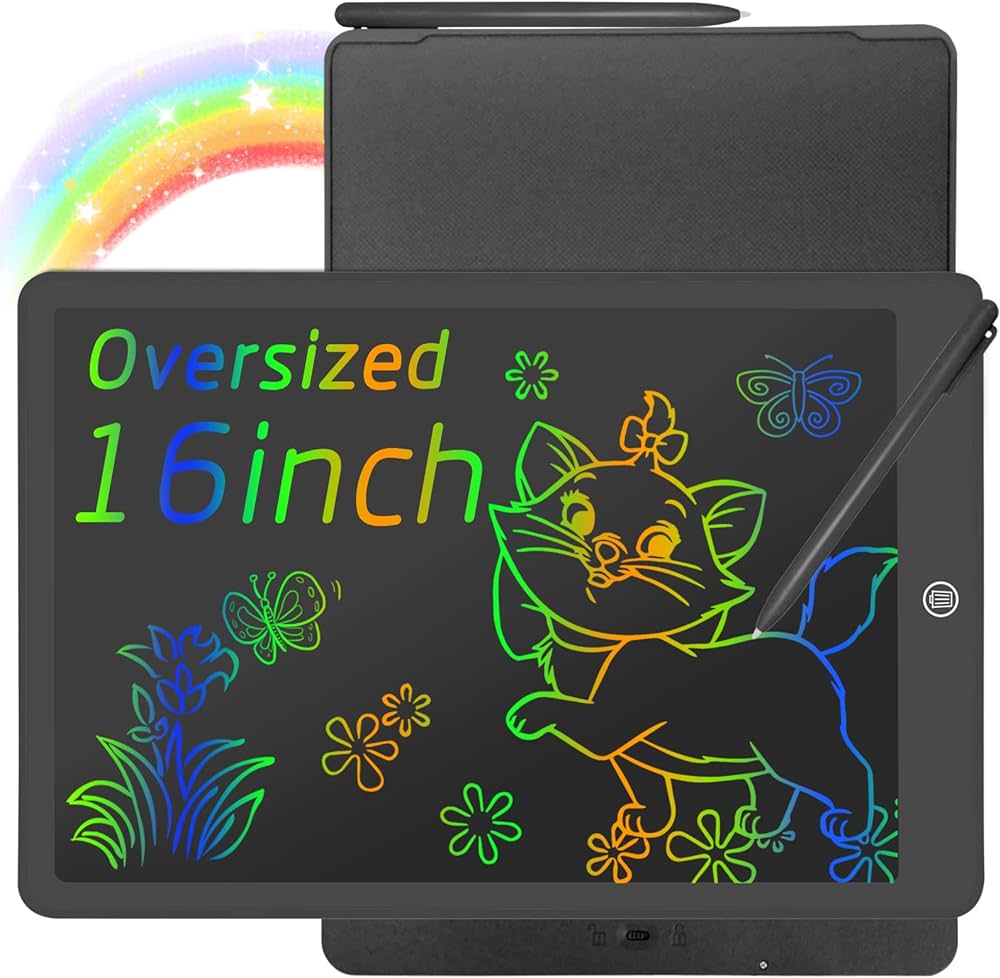 8" | 10" | 12" | 16" Multicolor Display LCD Drawing Writing Tablet for ...