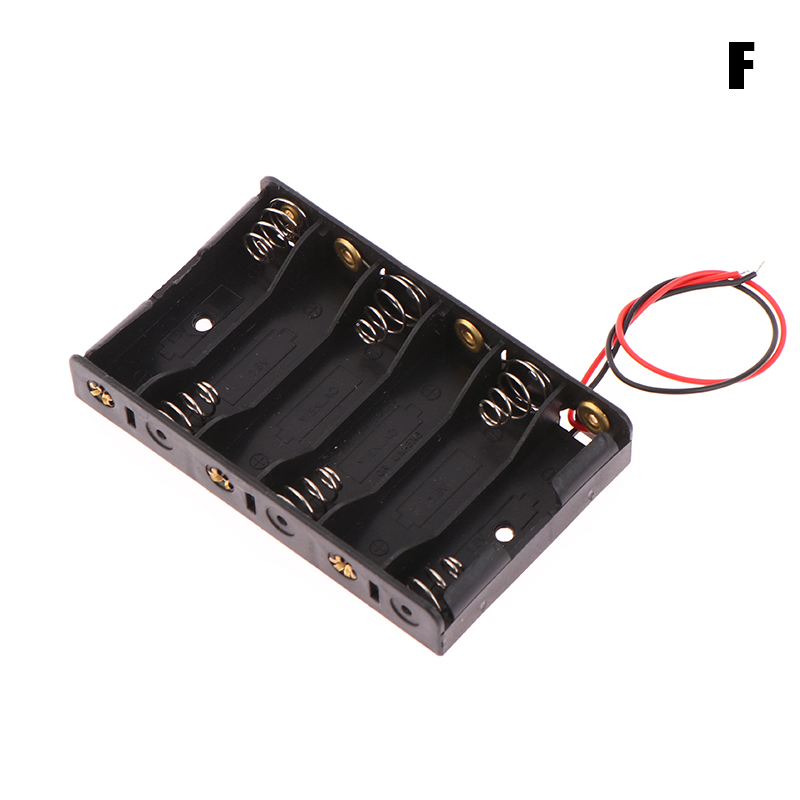 1 2 3 4 5 6 Slots 3V AA Battery Case Box AA LR6 HR6 Battery Holder ...