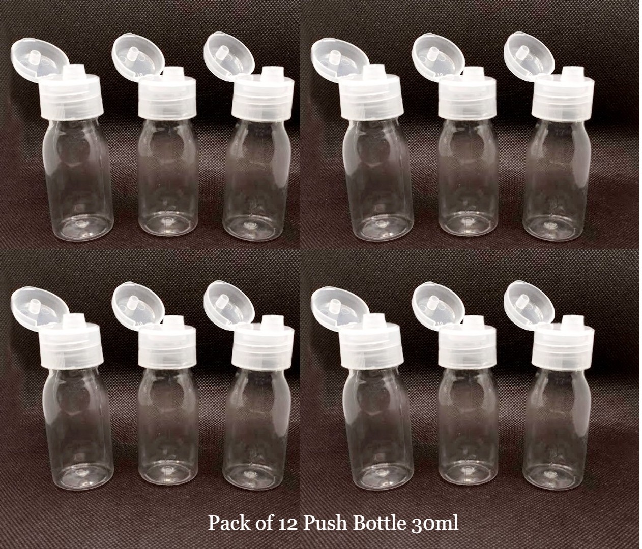 Empty Plastic Push Bottle 30ml / Empty Bottles for Hair Oil / Lotion ...