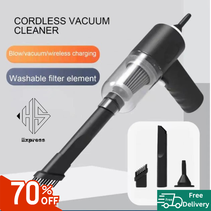 Multi-Functional Wireless Handheld Vacuum Cleaner, Duster, Blower & Air ...
