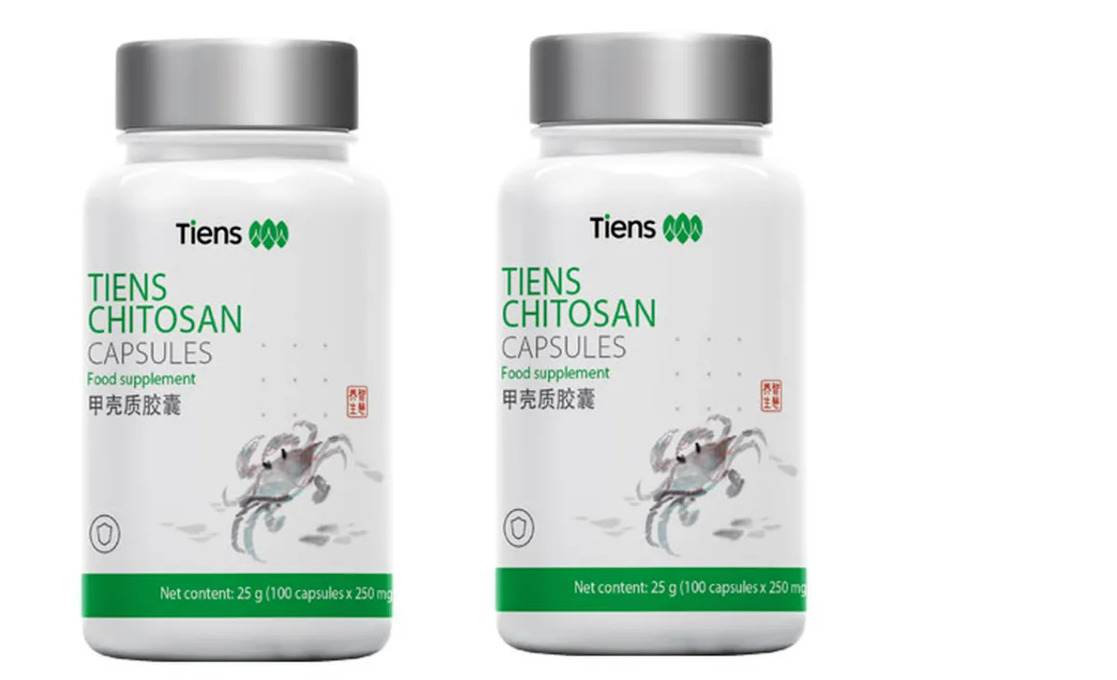 TIENS Chitosan Capsules (2-Pack) – Natural Solution for Cholesterol ...