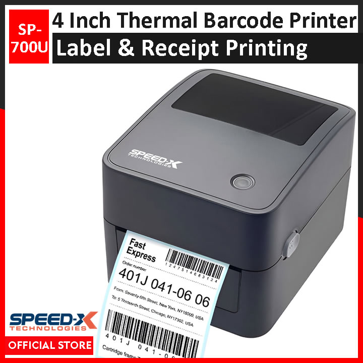 Speedx SP-700U 4 Inch Barcode / Label Printer Thermal Receipt And Label ...