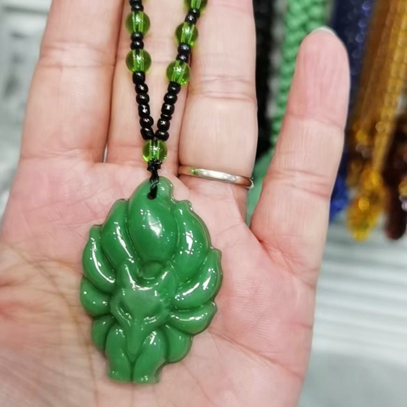 Fox Queen Necklace Nine-Tailed Fox Pendant Mid-Length Good Luck ...