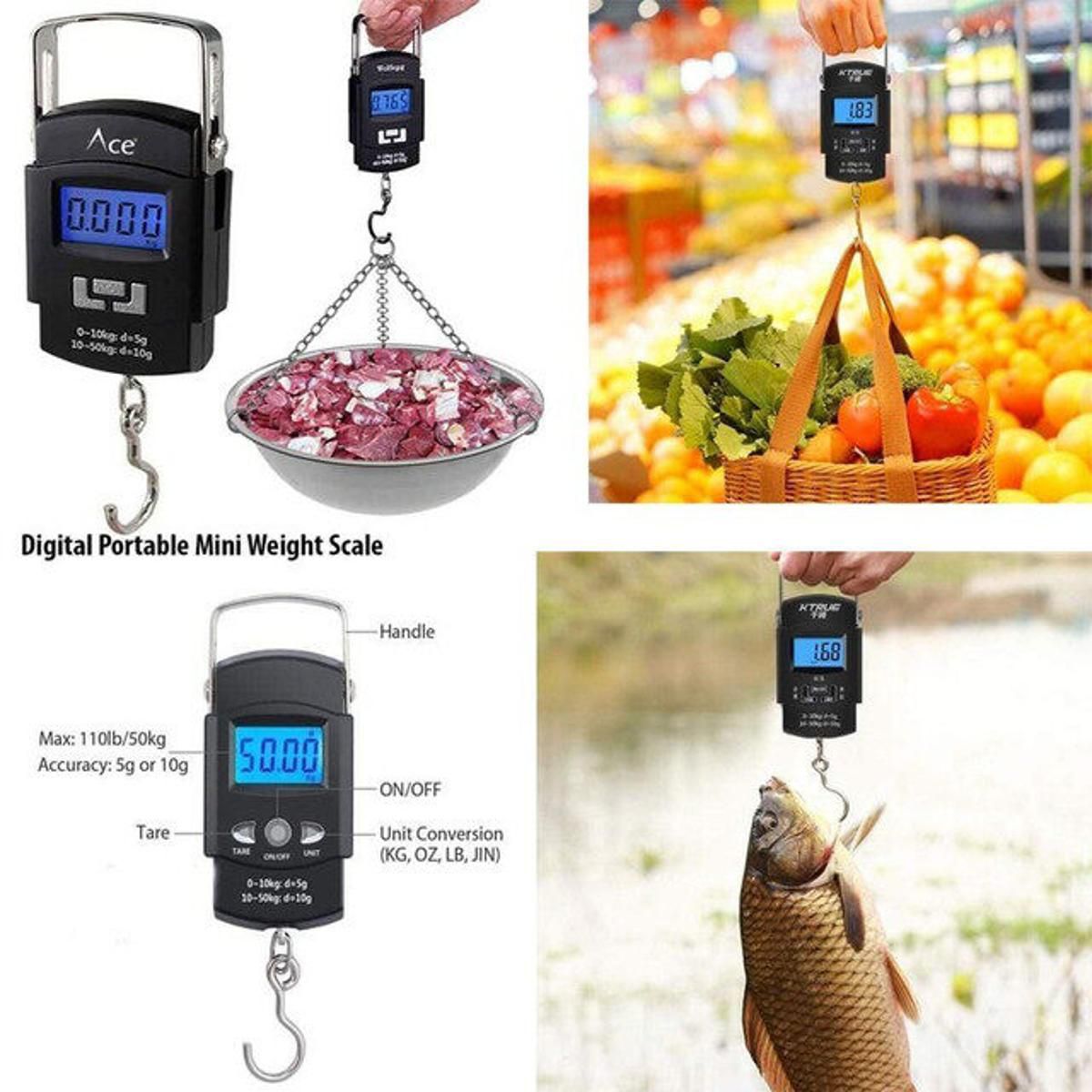NEW Ultra 50Kg Portable Digital Scale for Superior Accuracy in Weight ...