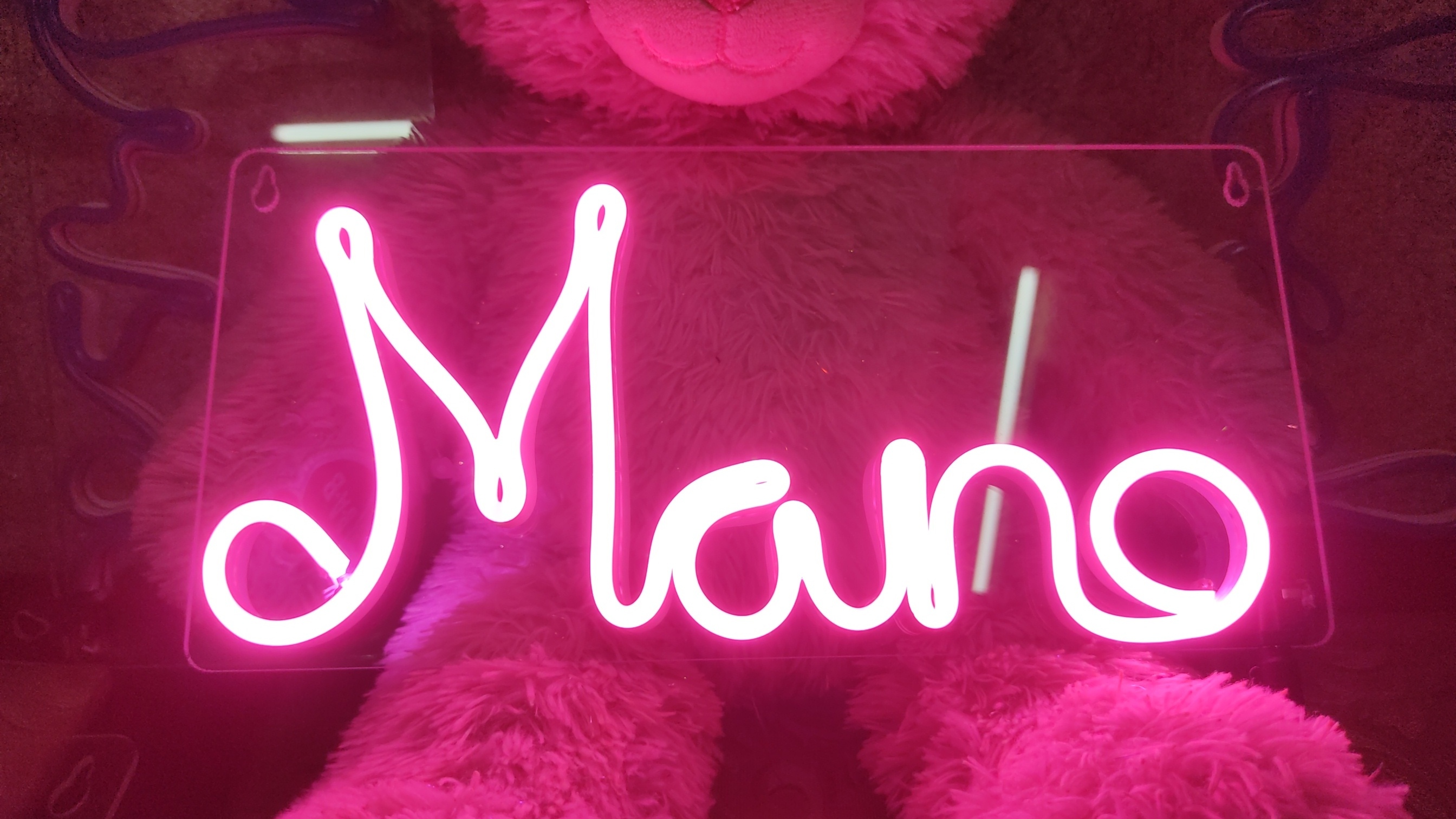 Any Customized NEON Sign Boaard - Neon Name Plate - 4 Letters Alphabets ...