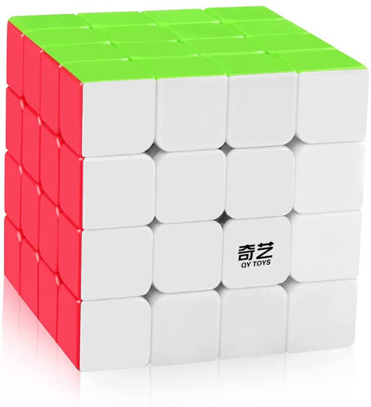 Qiyi Warrior S Rubiks Cube 4x4- Stickerless Magic Speed Cube 4x4 Puzzle ...