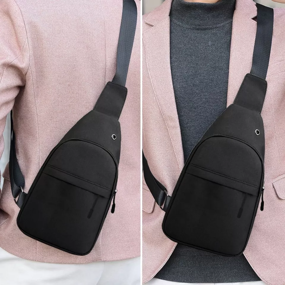 New Style Fashion Men Chest Shoulder Crossbody Mini Backpack Light ...
