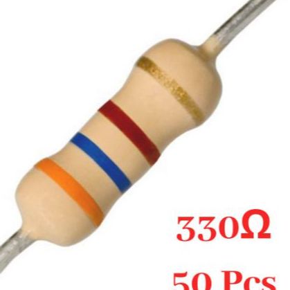 50 Pcs- 330 Ohm resistor | Daraz.pk