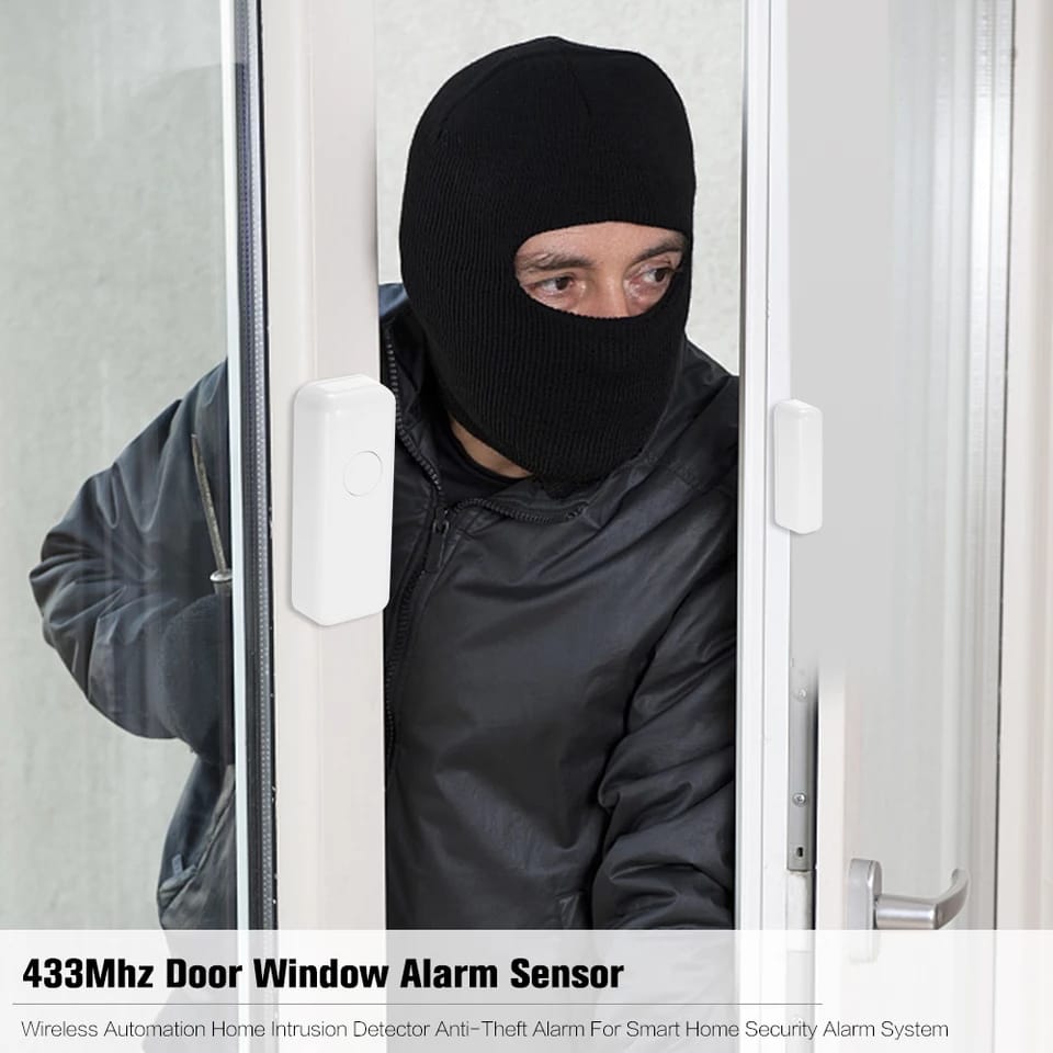 433Mhz Door Window Alarm Sensor Wireless Automation Home Intrusion ...