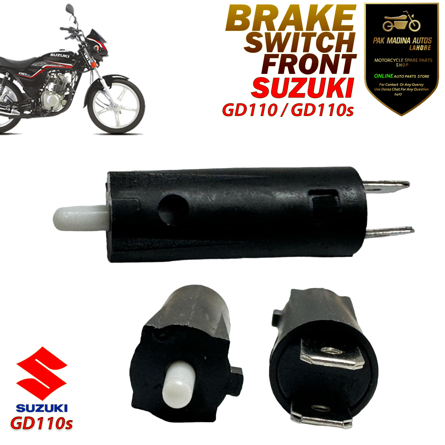 BRAKE SWITCH FRONT SUZUKI GD110 | Daraz.pk