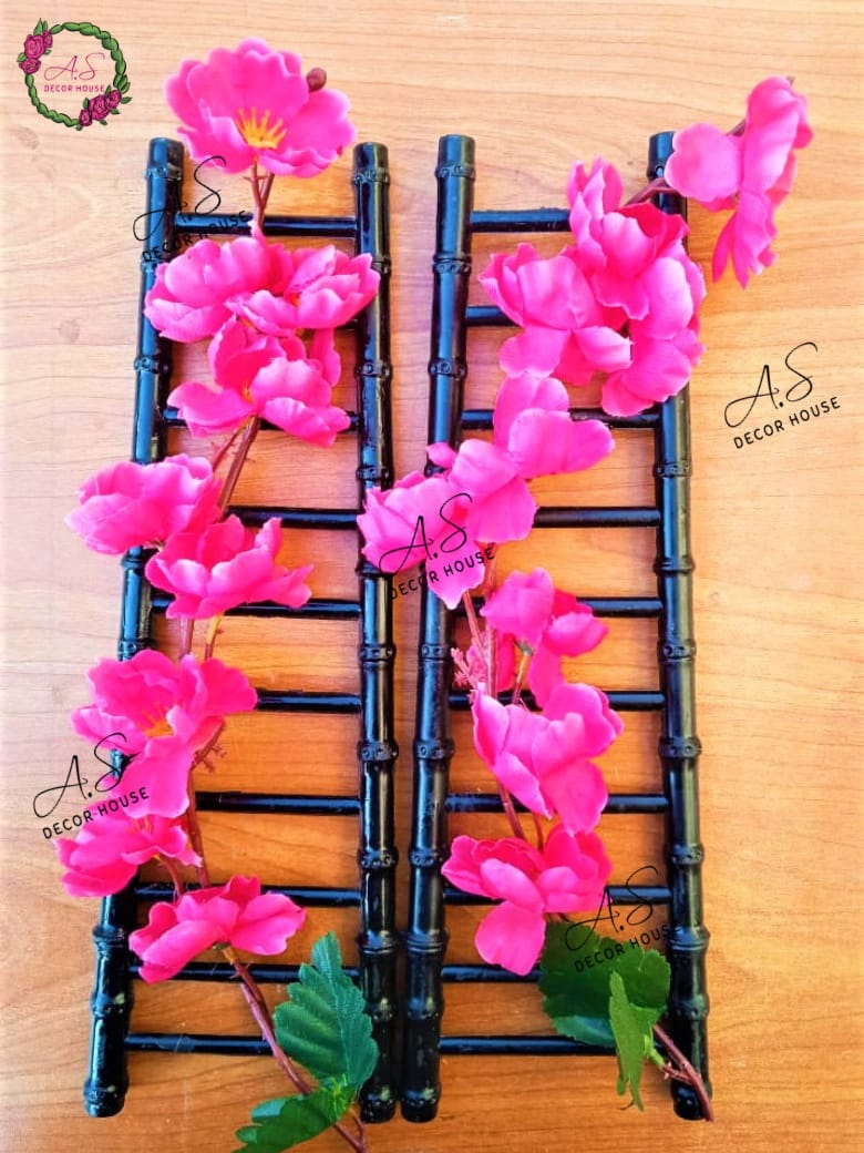 Set of 2 Flowered hanging stairs ladders pair with flowers - Beautiful ...