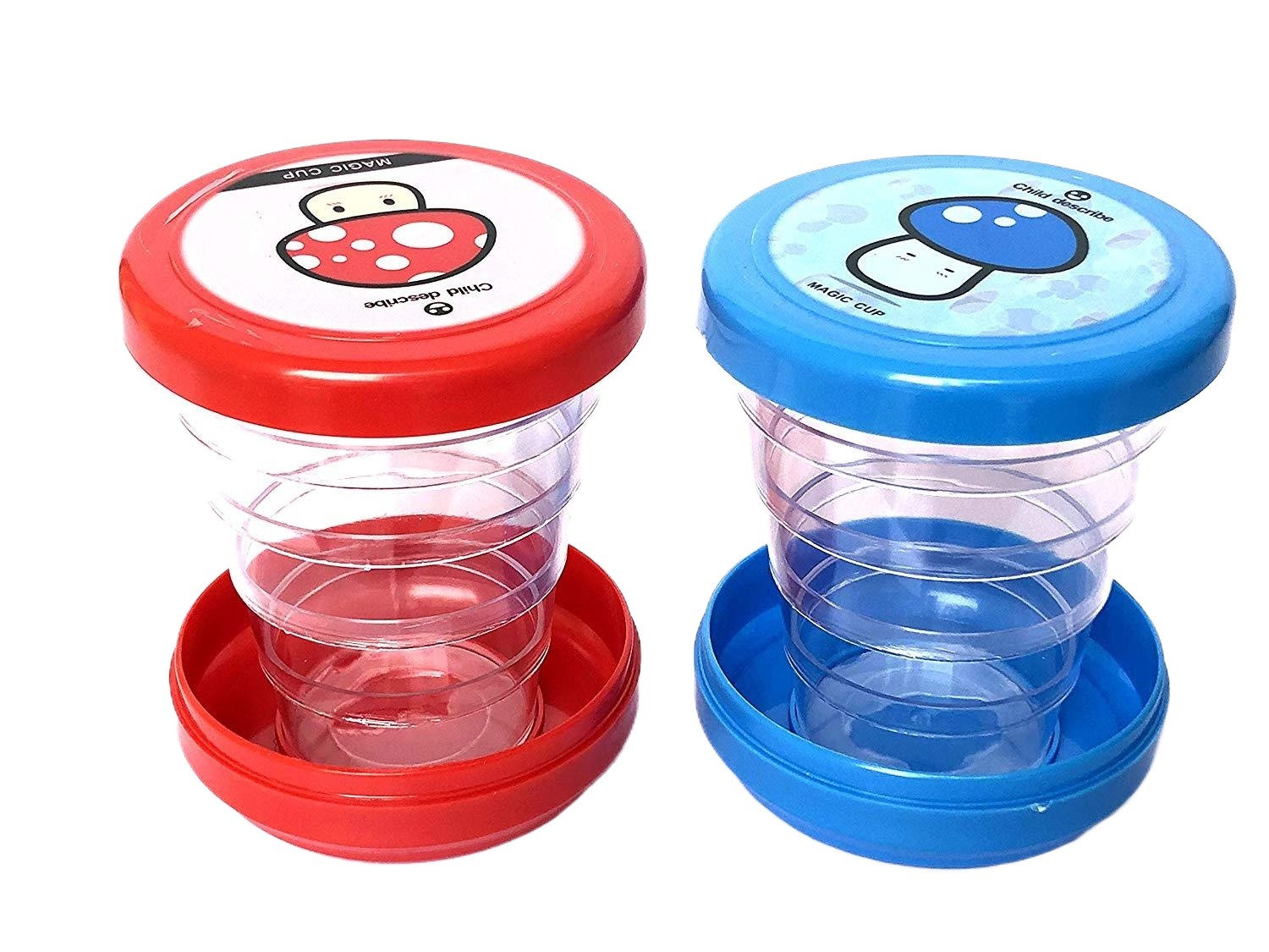 Foldable Magic Cup/Glass Pack of 1 and 2 | Pocket Cups Easy to Carry ...