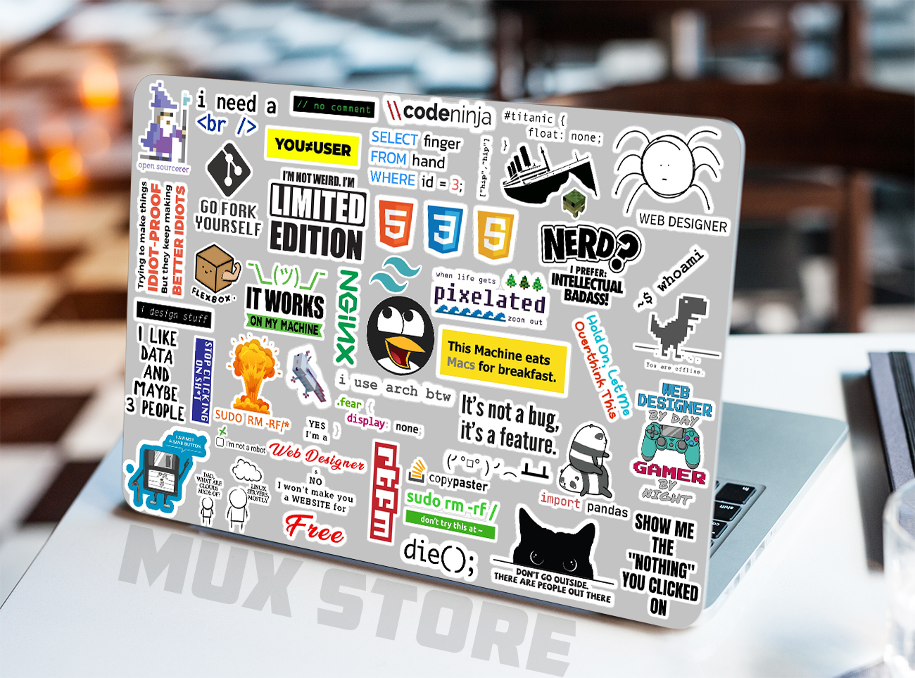 Mini stickers in one frame universal Laptop Skin Vinyl Sticker Decal ...
