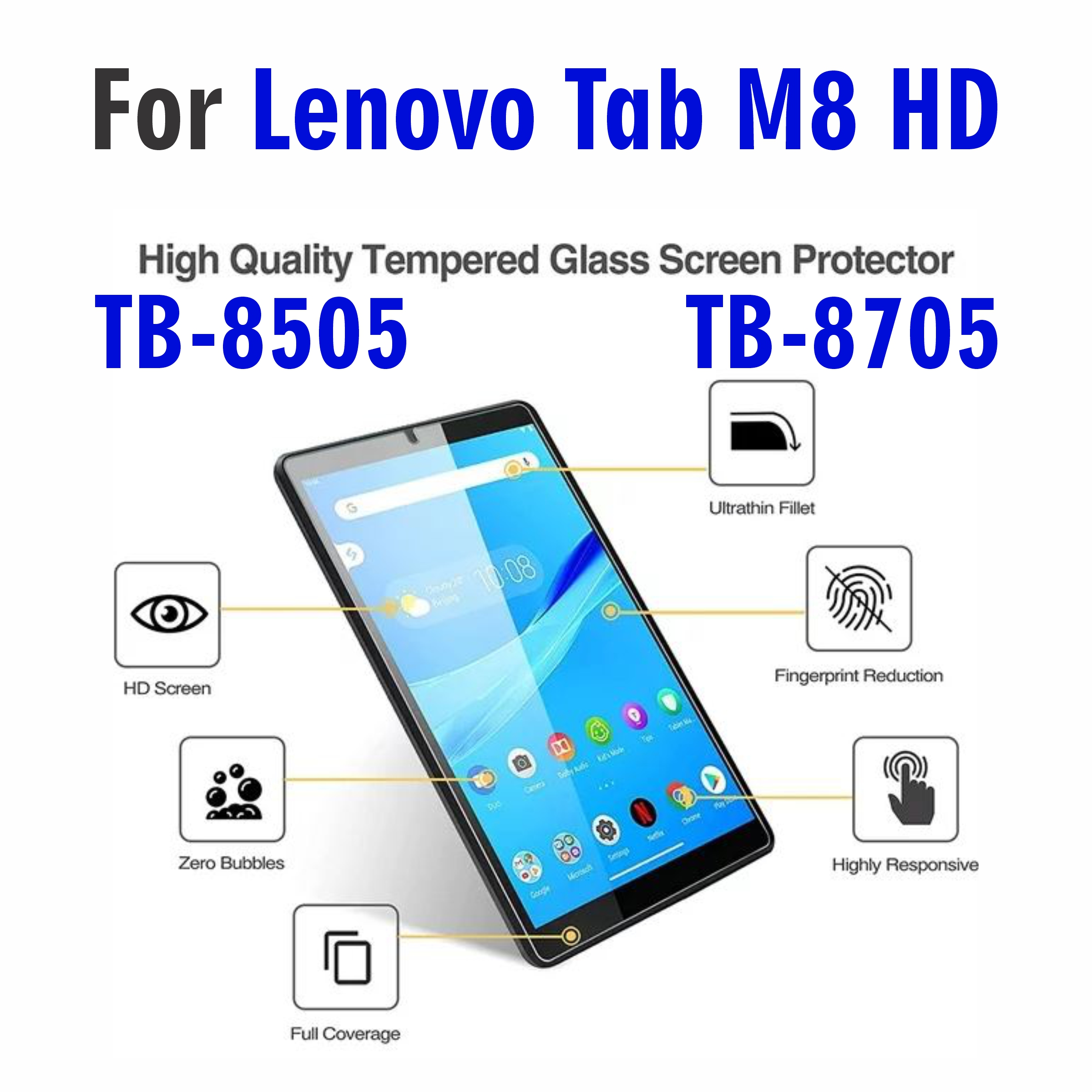Lenovo M8 HD 8 inch Book Cover Tb-8505 Tb-8705 Tab Case D-42A | Daraz.pk