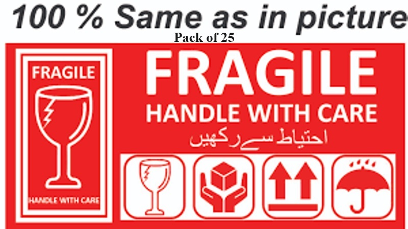 Sticky Handle with Care Fragile Sticker Glass Protector, Sensitive ...