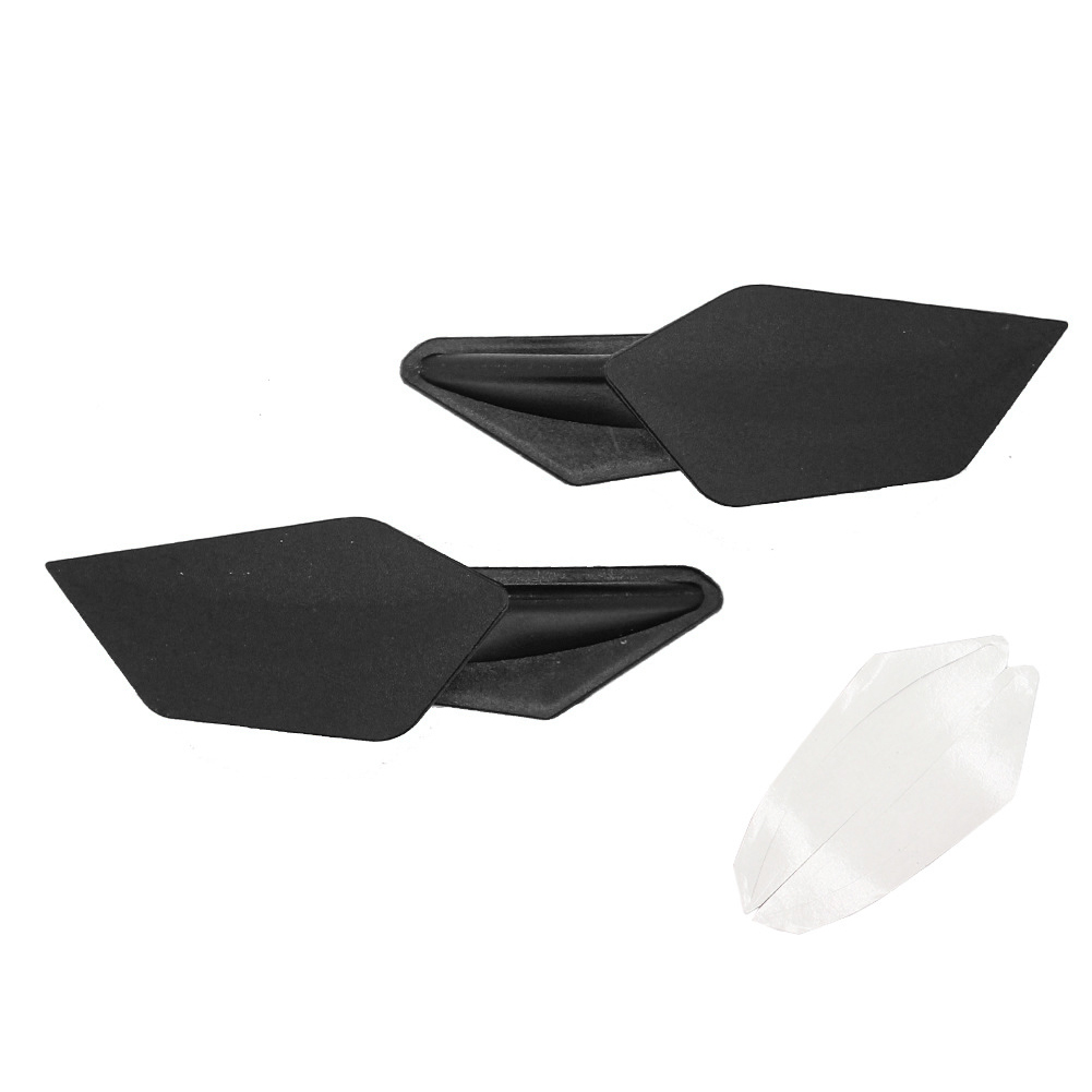 FG 2Pcs Universal Motorcycle Winglets Kits Aerodynamic Side Wing ...